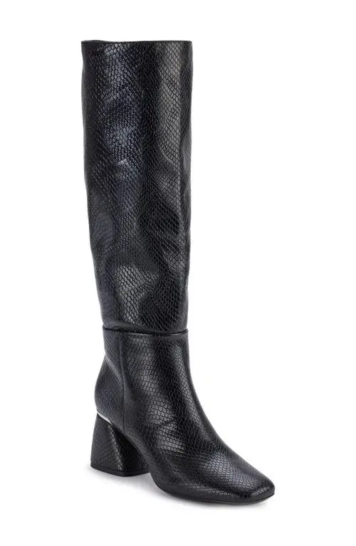 Dkny Knee High Block Heel Boots
