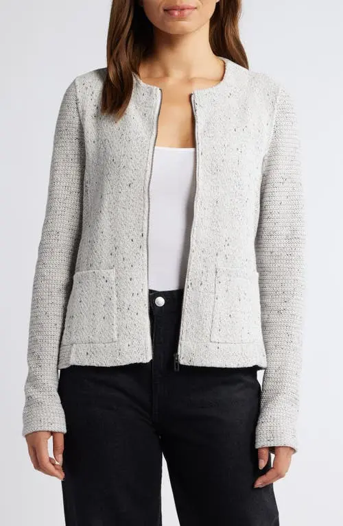 NIC+ZOE Zip-up Knit Jacket