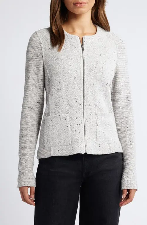 NIC+ZOE Zip-up Knit Jacket
