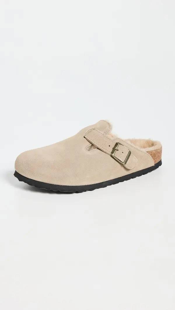 BIRKENSTOCK Boston Shearling Clogs