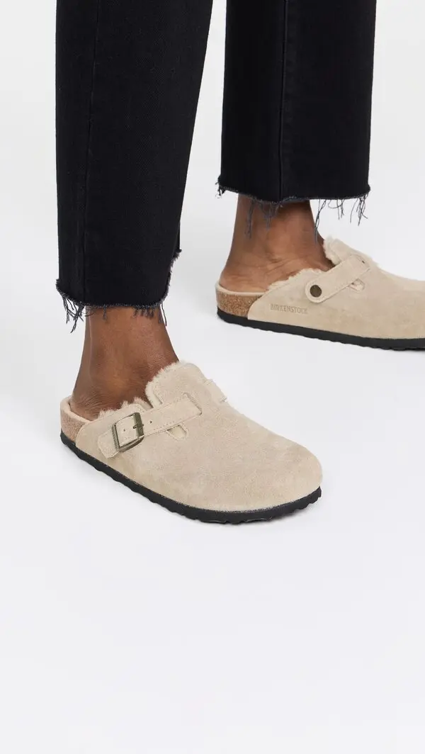 BIRKENSTOCK Boston Shearling Clogs