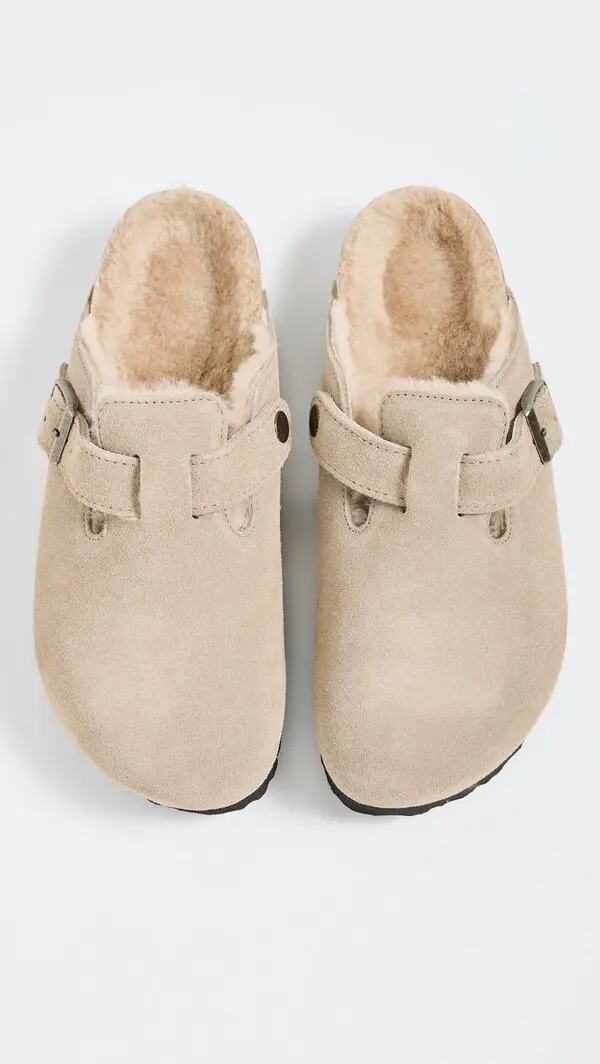 BIRKENSTOCK Boston Shearling Clogs