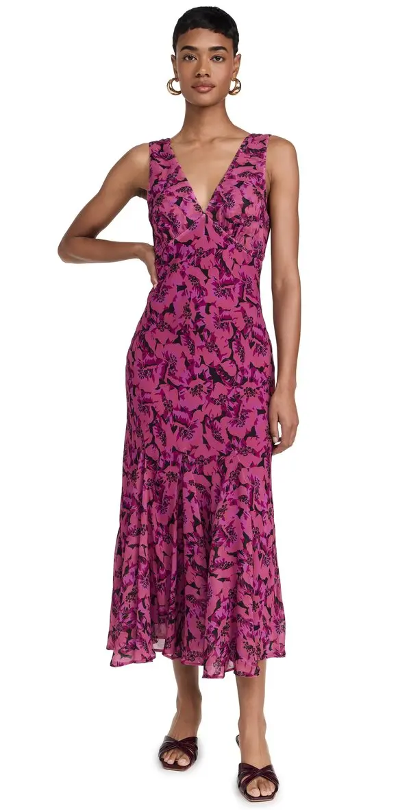 chinese dress ladies Salone Black Linen Maxi Dress main image 1