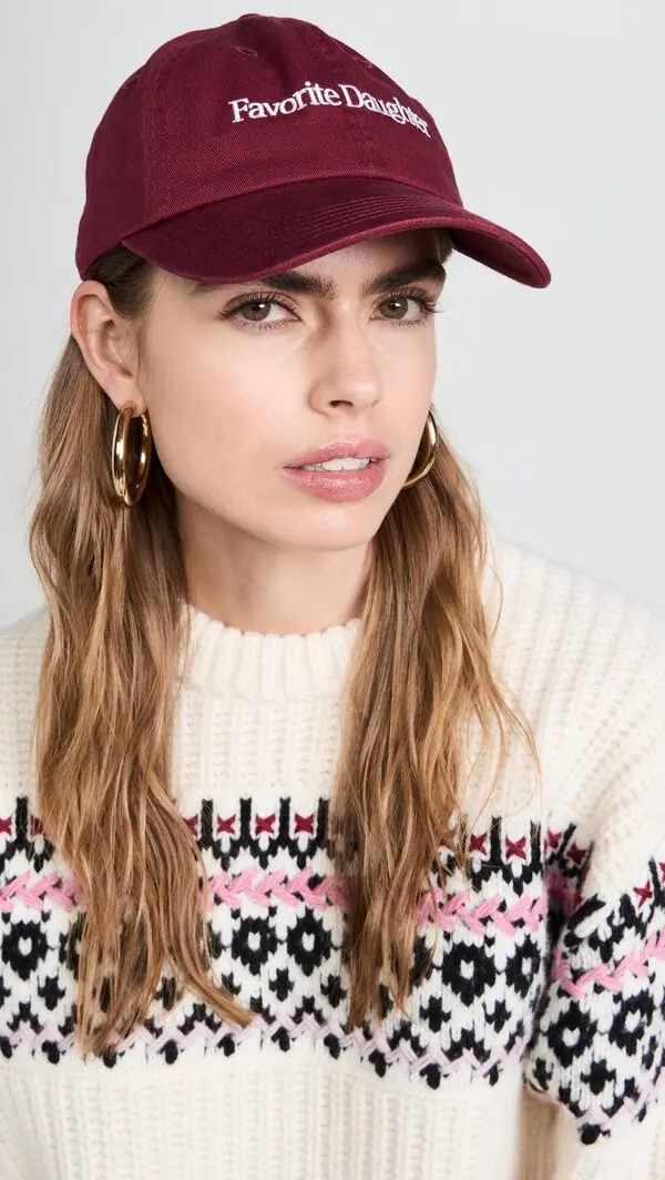 Favorite Daughter Classic Logo Baseball Cap - Sangria Nights  display picture 2