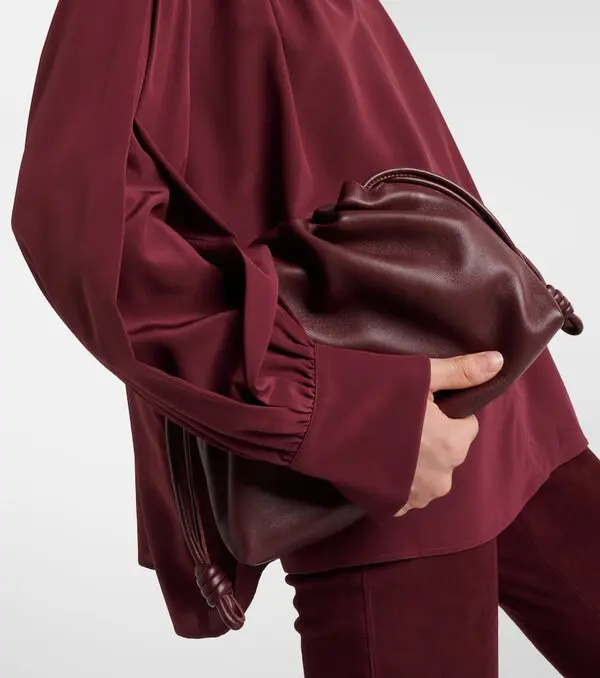 JOSEPH Blondel Silk Blouse - Red