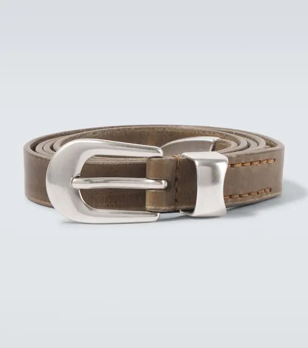 Our Legacy Leather Belt - Brown