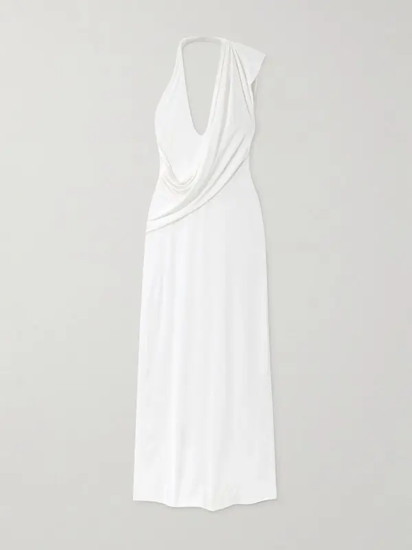 Magda Butrym Asymmetric Draped Gown