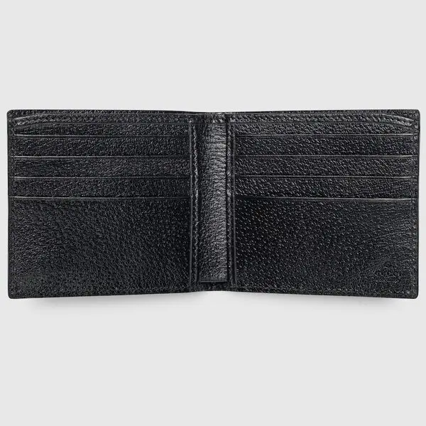 Gucci Gg Marmont Bi-fold Card Case Wallet Leather - Gold