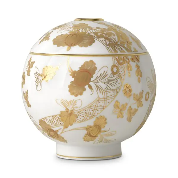 GINORI 1735 Oriente Italiano Diffuser Sphere Aurum - White