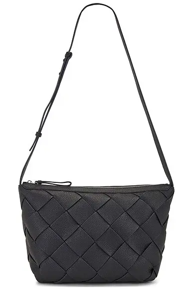 Bottega Veneta Medium Hobo Diagonal Intreccio Taurillon
