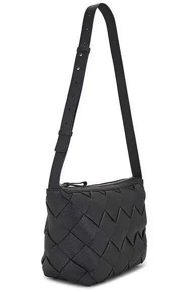 Bottega Veneta Medium Hobo Diagonal Intreccio Taurillon