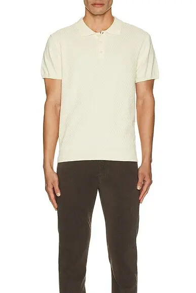 SCHOTT Basket Weave Polo