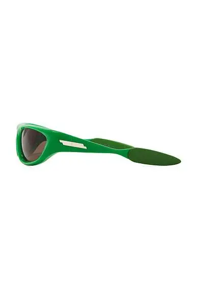 Bottega Veneta Mixed Materials Full Rim Sunglasses