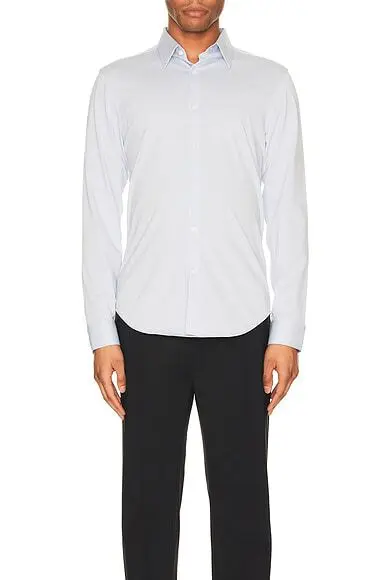Theory Sylvain Structure Knit Shirt - Olympic