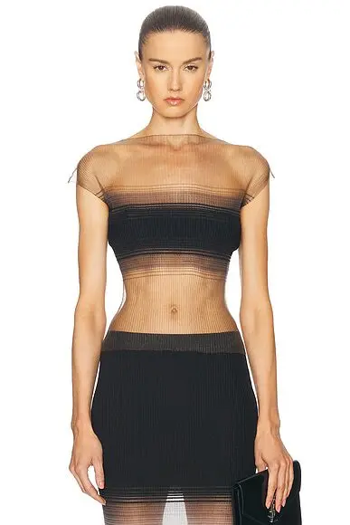 GRACE LING Evanescent Censor Top