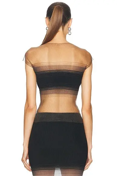 GRACE LING Evanescent Censor Top