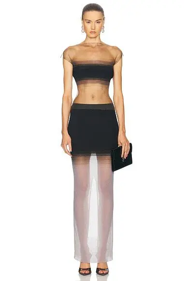 GRACE LING Evanescent Censor Top