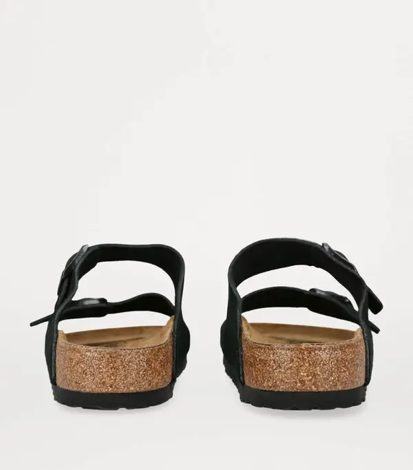 BIRKENSTOCK Arizona Suede Sandals - Black