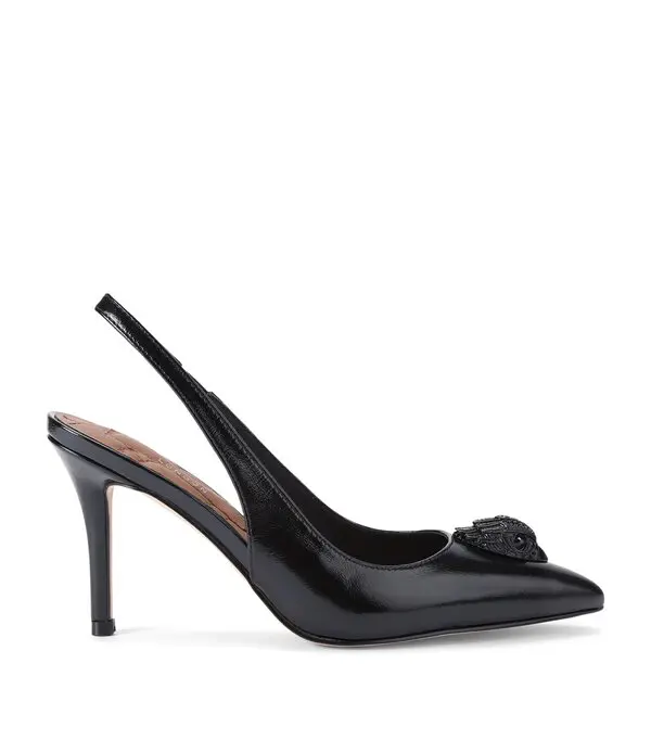 Kurt Geiger Patent Belgravia Slingback Pumps