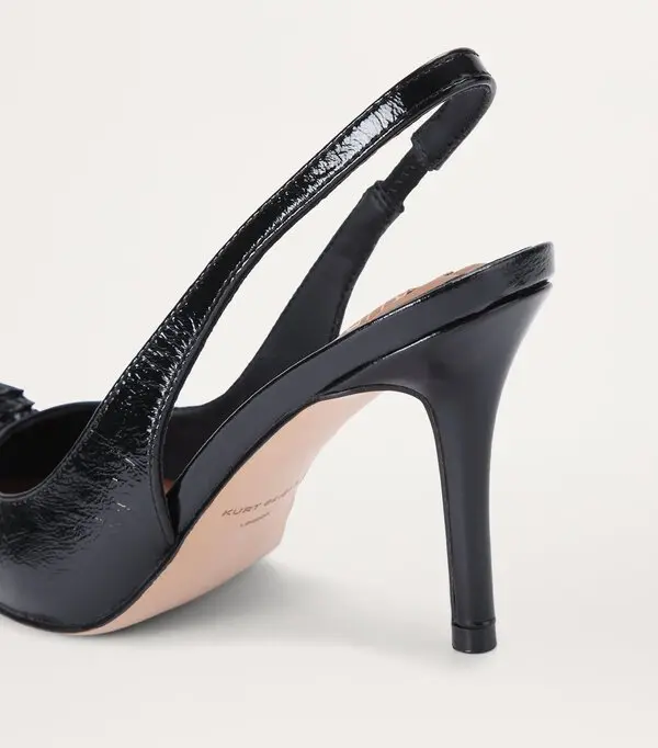Kurt Geiger Patent Belgravia Slingback Pumps