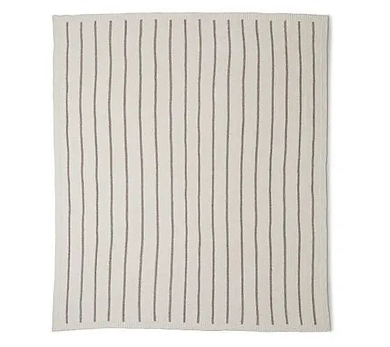 Barefoot Dreams Cozychic Pinstripe Bed Blanket King