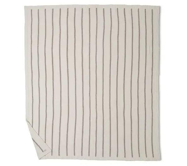 Barefoot Dreams Cozychic Pinstripe Bed Blanket King
