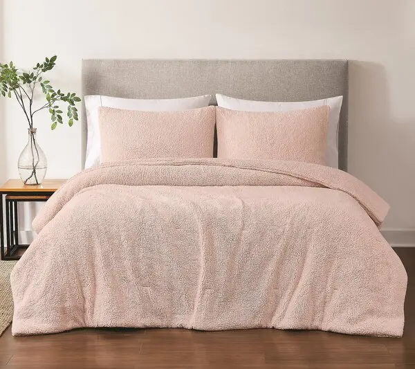 BROOKLYN LOOM Oversized Marshmallow Sherpa Quee N Comforter Set - One-color