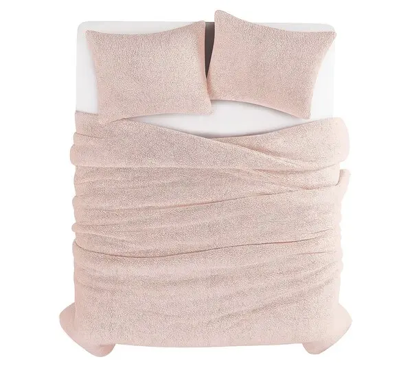BROOKLYN LOOM Oversized Marshmallow Sherpa Quee N Comforter Set