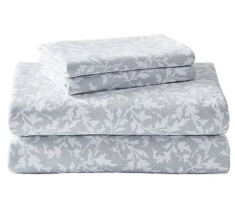 Laura Ashley Crestwood Grey King Sheet Set - One-color