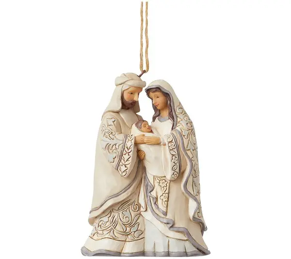 JIM SHORE Woodland Holy Family Ornament - One-color