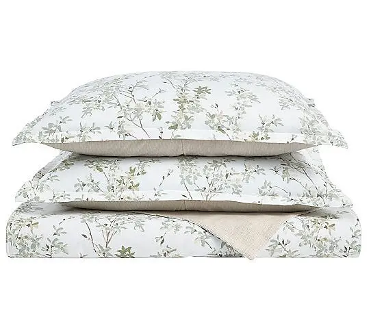 Laura Ashley Lindy Green Full/queen Duvet Cov Er Set - One-color