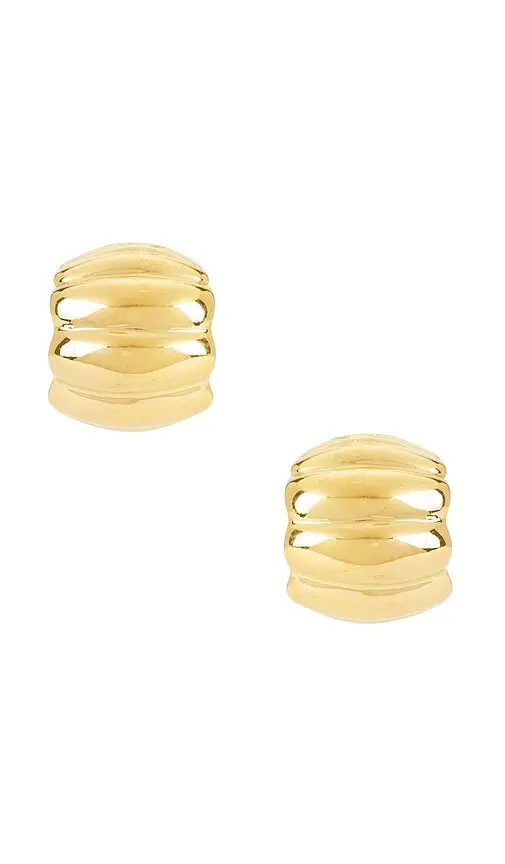 HEAVEN MAYHEM Terre Hoop Earrings - Gold