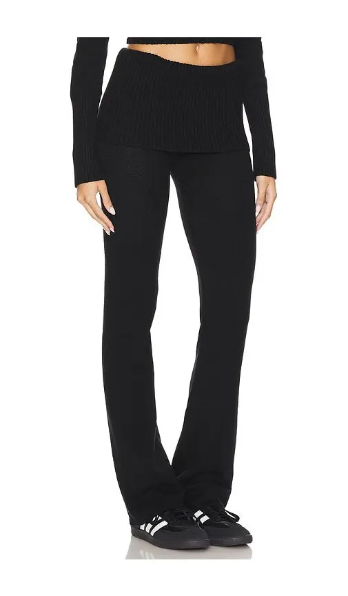 Frankies Bikinis Aimee Knit Pant - Black