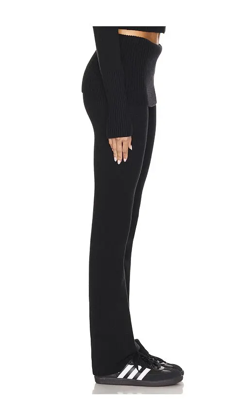 Frankies Bikinis Aimee Knit Pant - Black