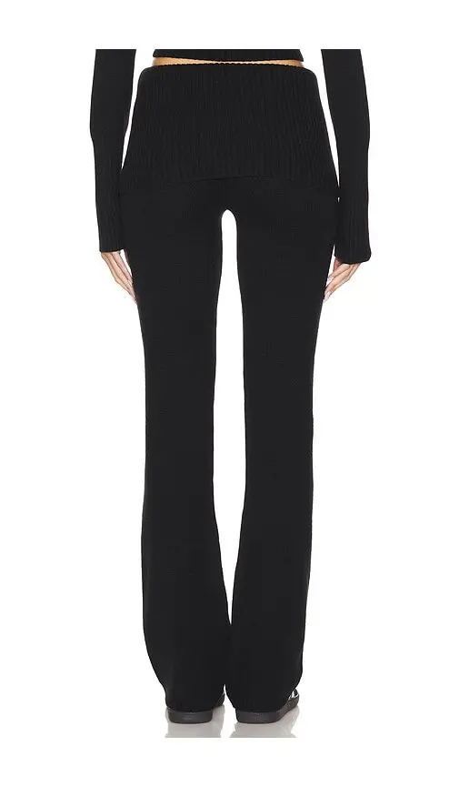 Frankies Bikinis Aimee Knit Pant - Black