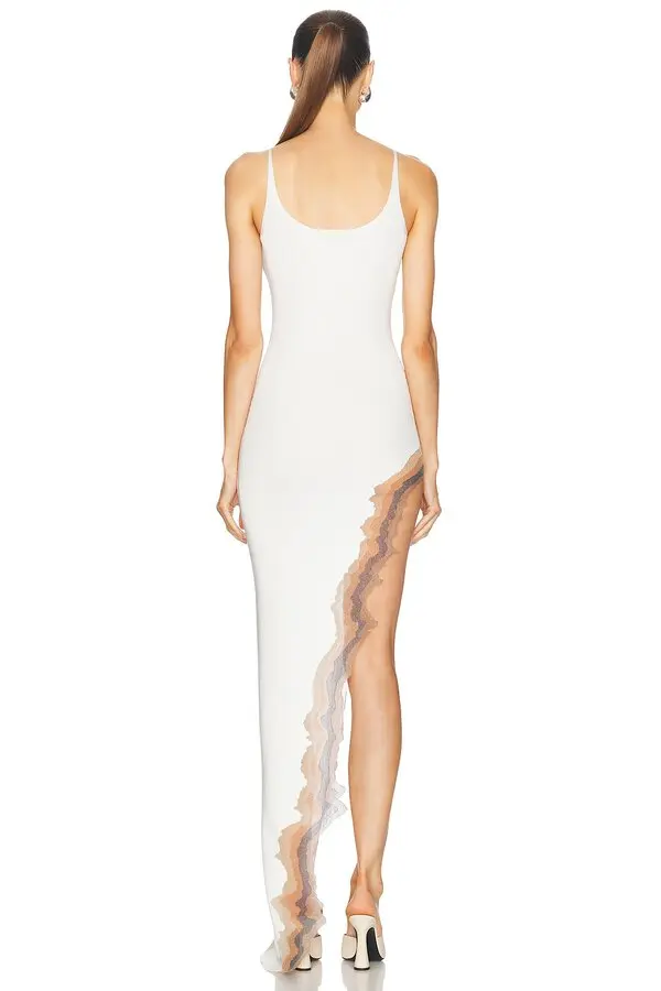 GRACE LING Flame Slit Maxi Dress