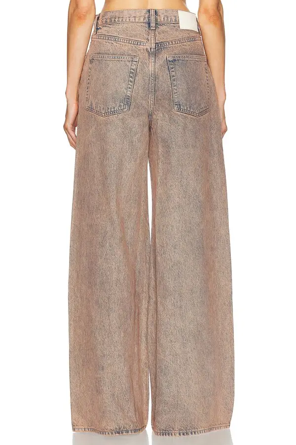 GRLFRND Luna Mid-rise Wide Leg Jeans