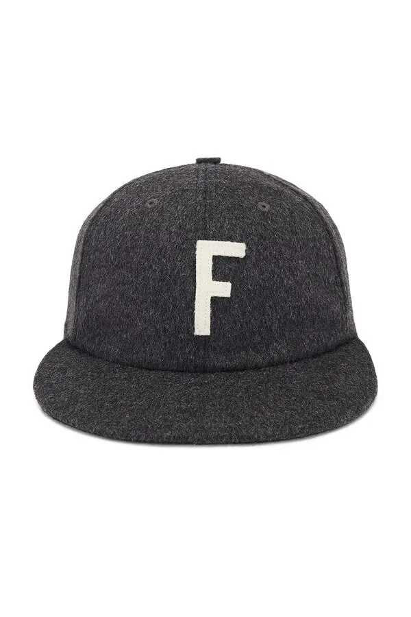 Fear Of God Fitted Baseball Cap - Wool Dark Grey