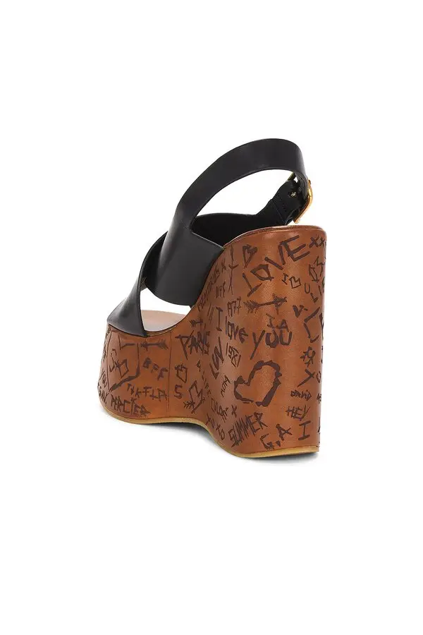 Chloé Maxime Wedge - Black