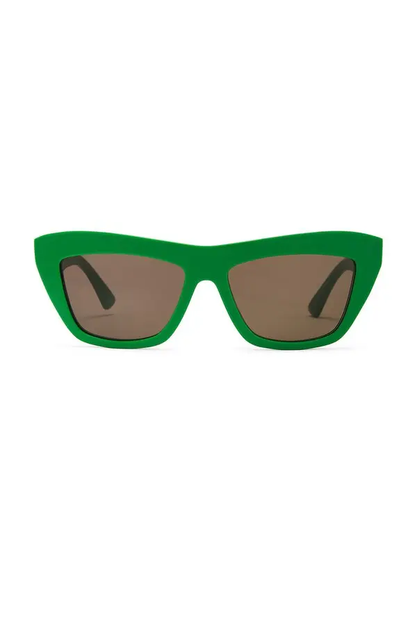 Bottega Veneta Classic Ribbon Sunglasses - Green