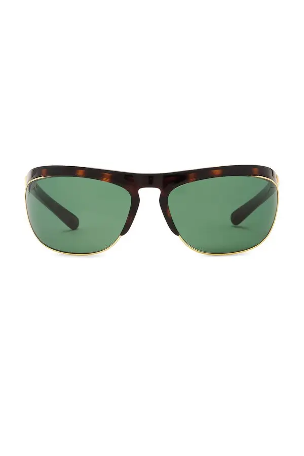 Bottega Veneta Bv1348s Sunglasses - Havana & Green