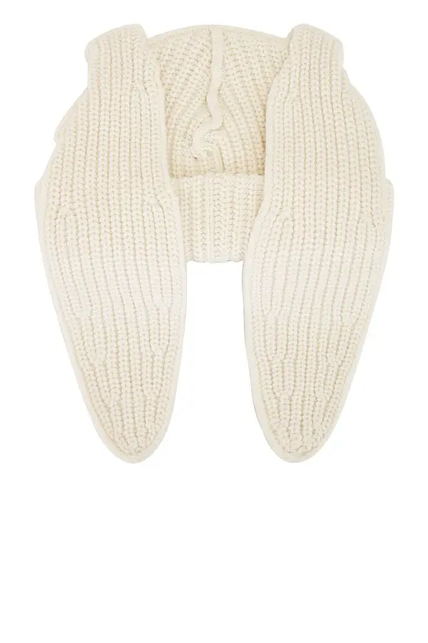 CHARLES JEFFREY Chunky Rabbit Beanie - Ecru