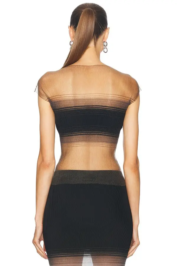 GRACE LING Evanescent Censor Top