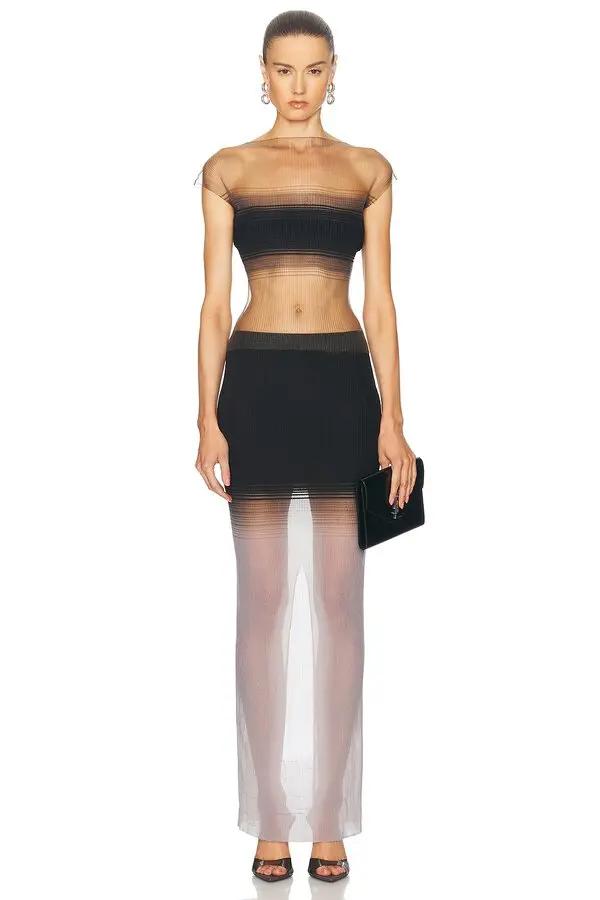GRACE LING Evanescent Censor Top