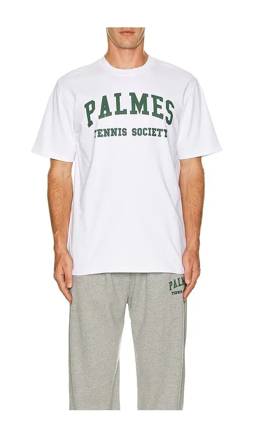 PALMES Ivan T Shirt In . Also - White