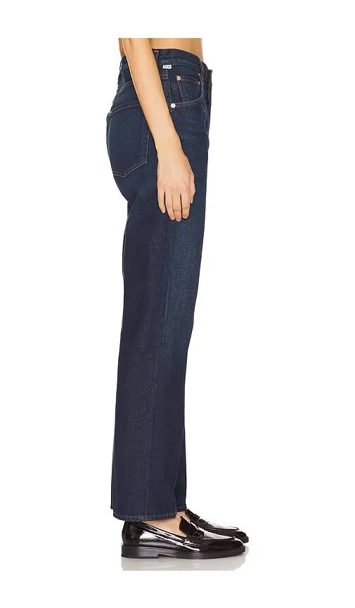 Citizens Of Humanity Baretta Relaxed Straight Jeans In Dark Wash Denim