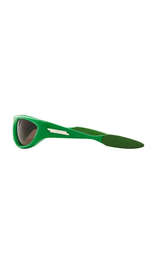 Bottega Veneta Mixed Materials Sunglasses