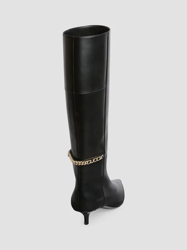 Gucci Signoria 50mm Leather Tall Boots