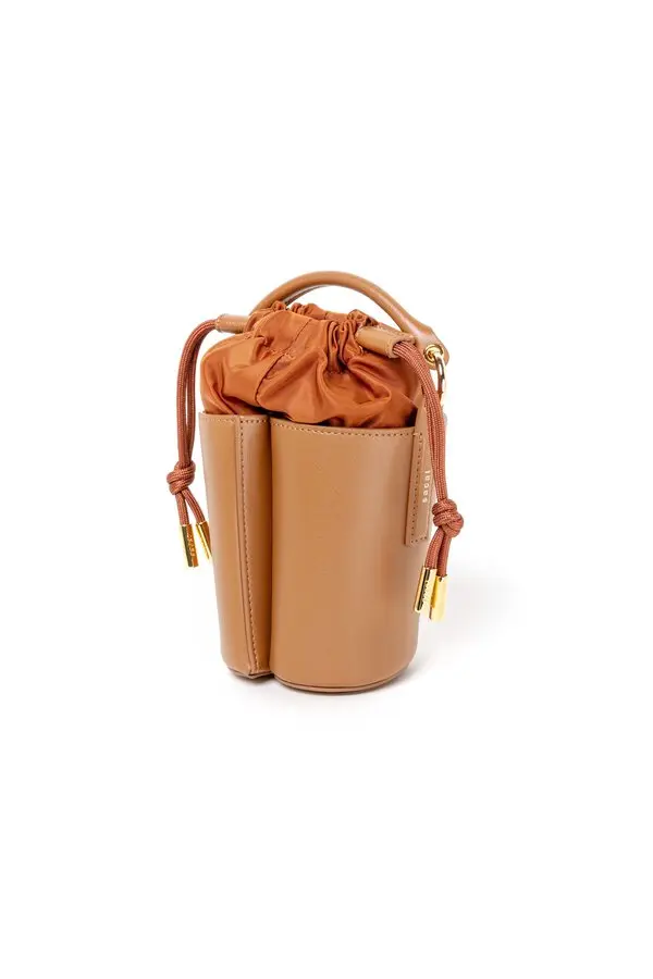 Sacai Leather Basket Micro Bag