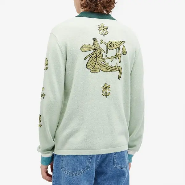 BRAIN DEAD Lex Half Zip Sweatshirt